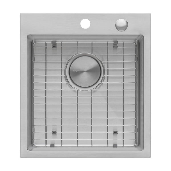 Ruvati Tirana Pro 18" Drop-in Topmount Stainless Steel Bar/Prep Sink,