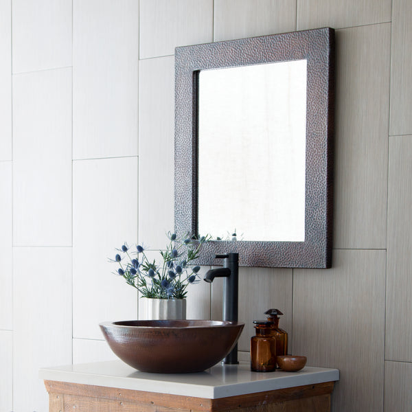 Native Trails Small Sedona Rectangle Mirror in Antique, CPM62