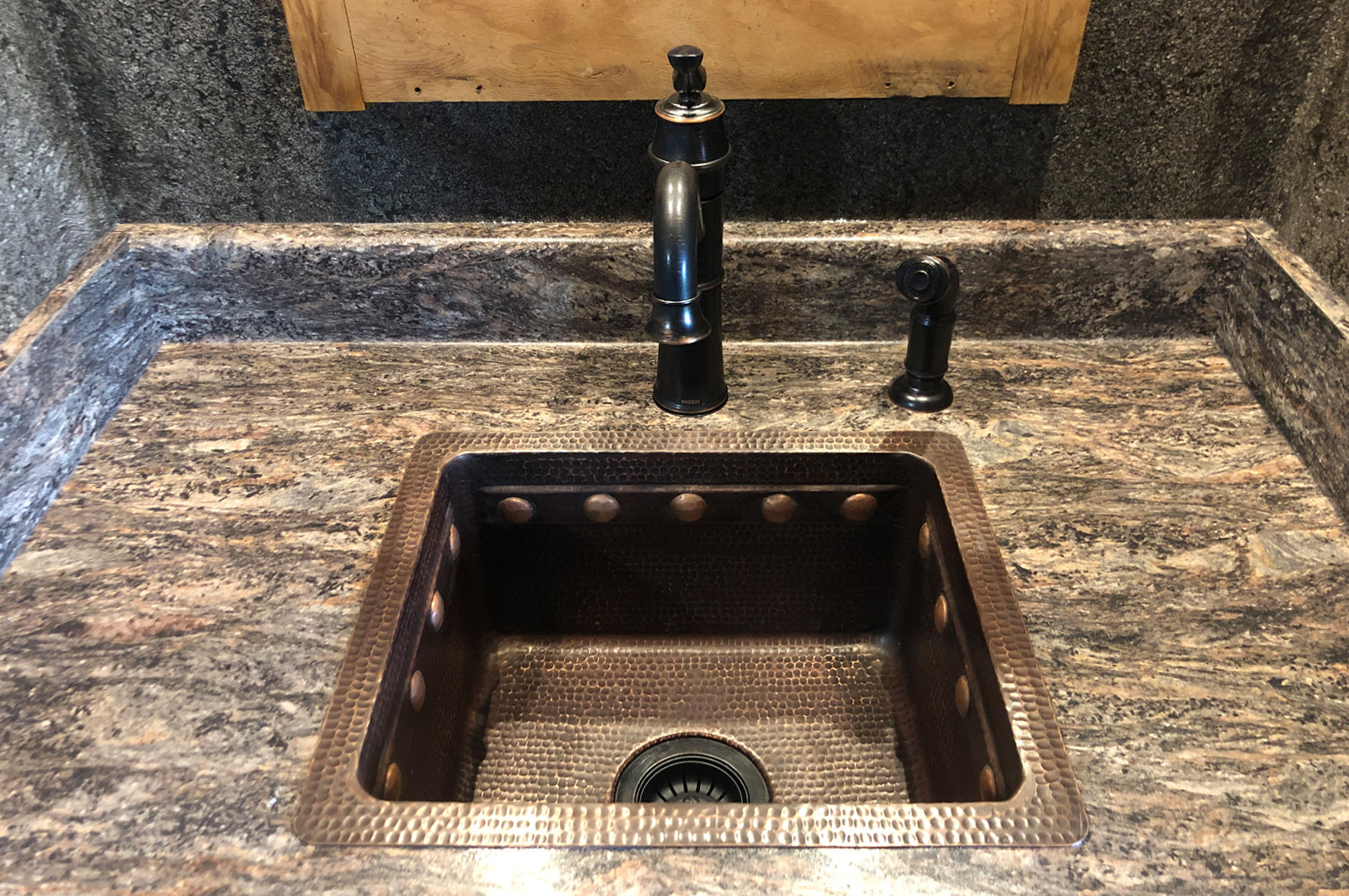 Premier Copper Products 16" Copper Bar/Prep Sink, Oil Rubbed Bronze, B