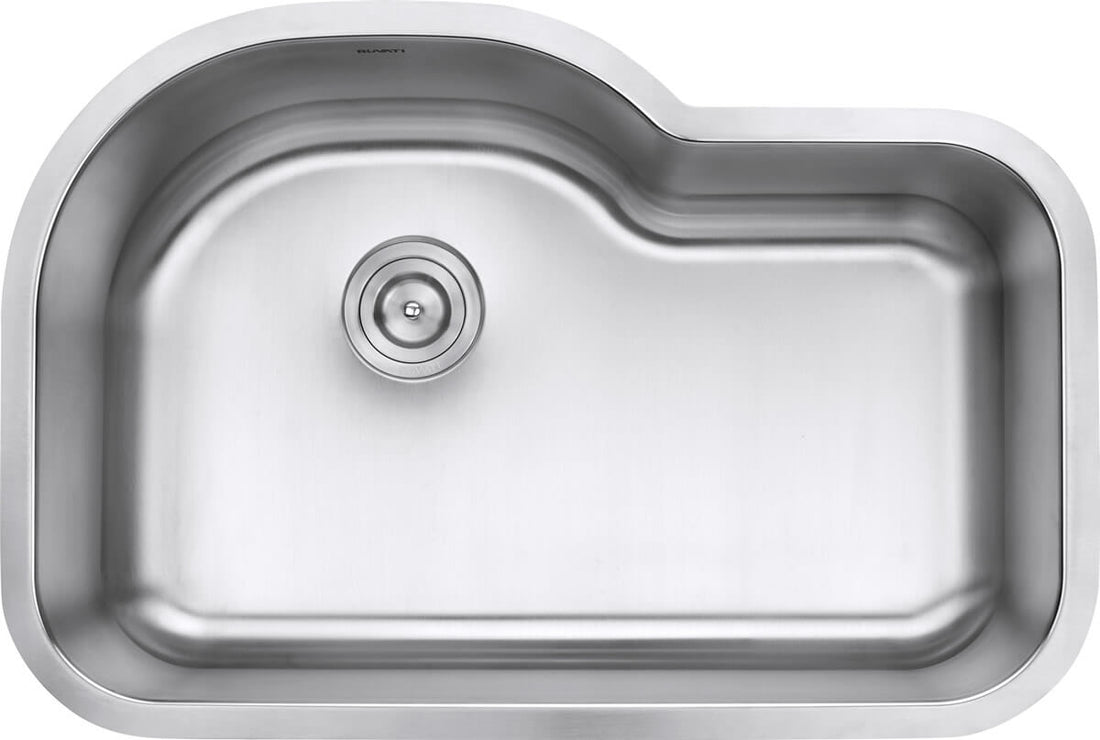 Ruvati Parmi 32" Undermount Stainless Steel Kitchen Sink, 16 Gauge, RV
