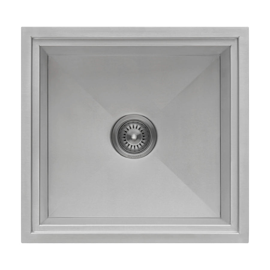 Ruvati Merino Insulated Ice Chest Sink, 21 x 20 inch Outdoor BBQ, Mari