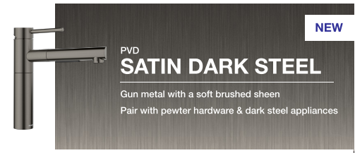 Blanco Linus Low Arc Pull-Out Dual-Spray Kitchen Faucet, Satin Dark St