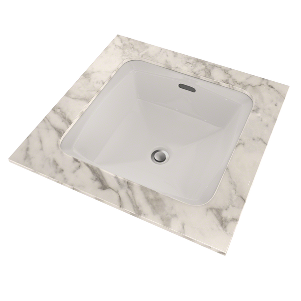 TOTO Connelly Square Undermount Bathroom Sink with CEFIONTECT, Colonia