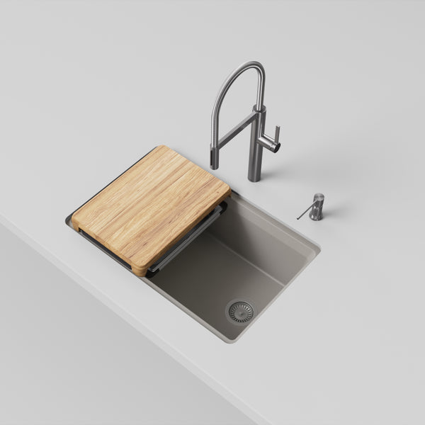 Blanco Inteos 30" Undermount Silgranit Workstation Kitchen Sink, Truff