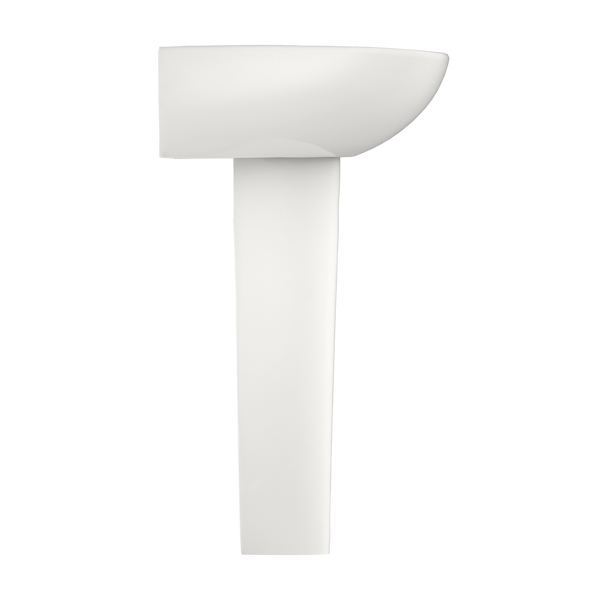 TOTO Supreme Oval Basin Pedestal Bathroom Sink with CeFiONtect for 4 I