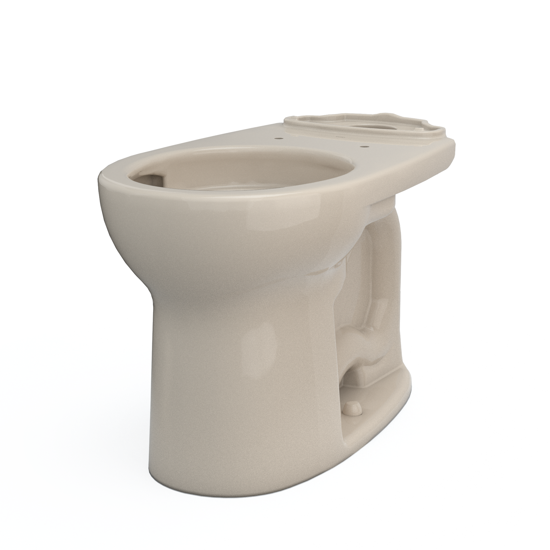 TOTO Drake Round TORNADO FLUSH Toilet Bowl with CEFIONTECT, Bone, Vitr