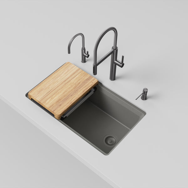 Blanco Inteos 33" Undermount Silgranit Workstation Kitchen Sink, Volca