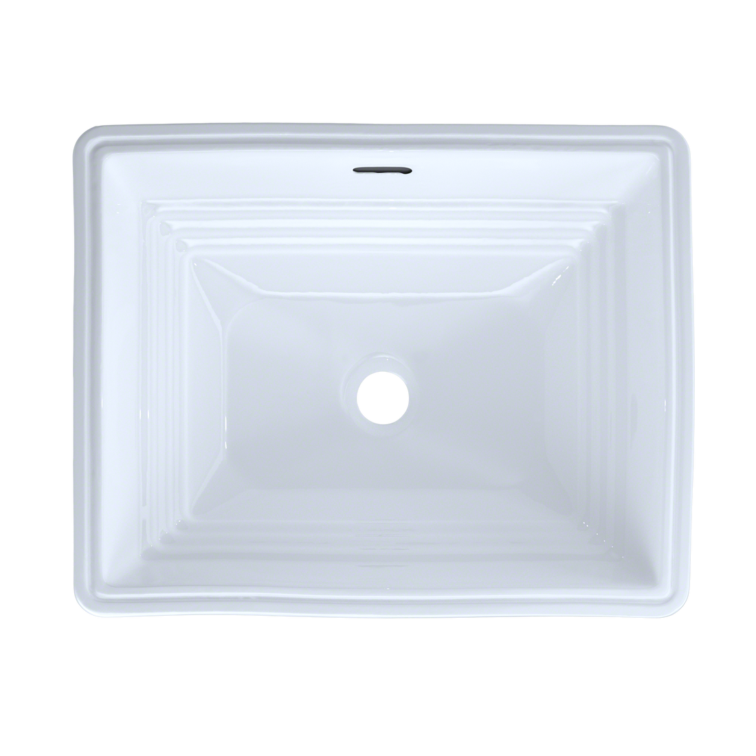 TOTO Promenade Rectangular Undermount Bathroom Sink, Cotton White, Vit