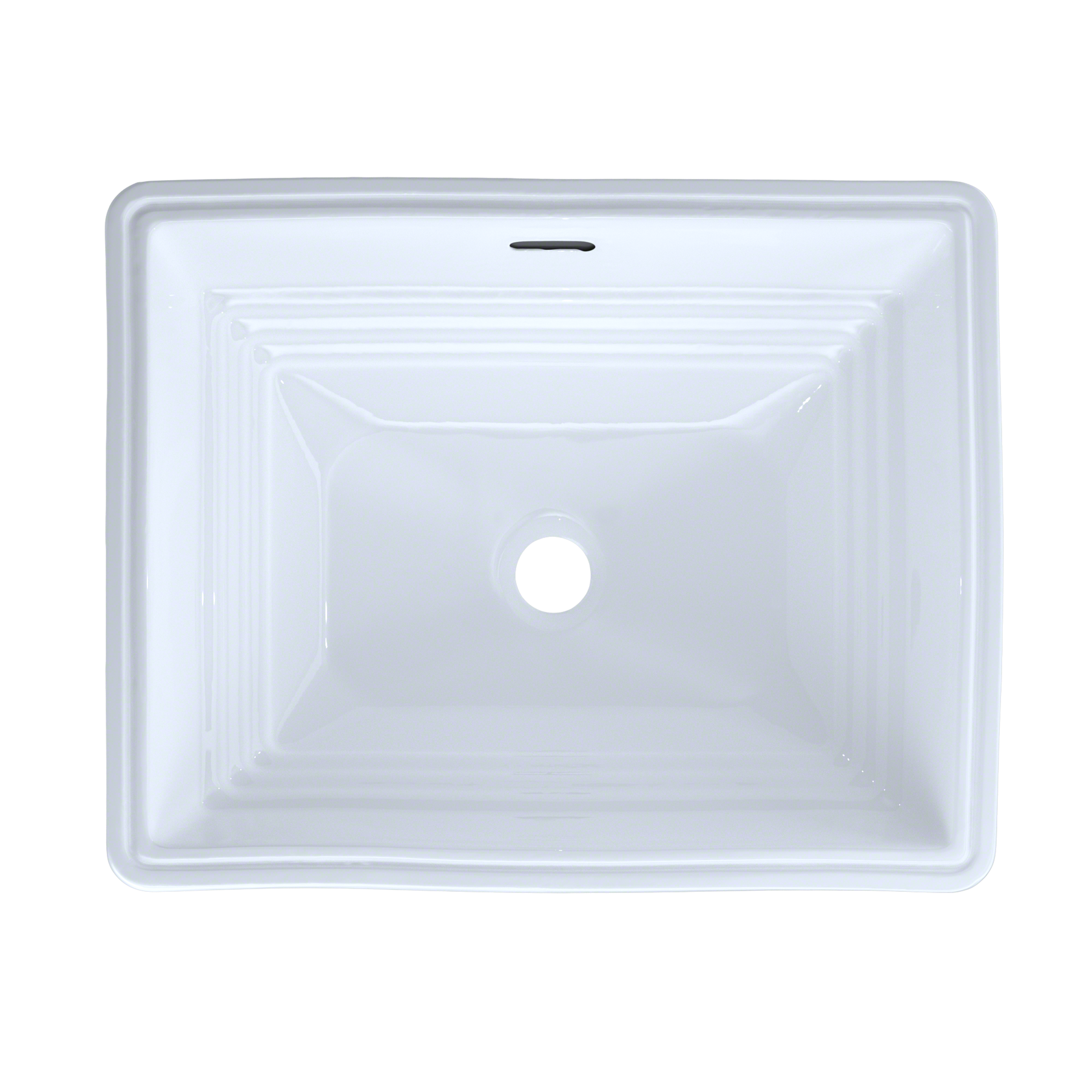 TOTO Promenade Rectangular Undermount Bathroom Sink, Cotton White, Vit