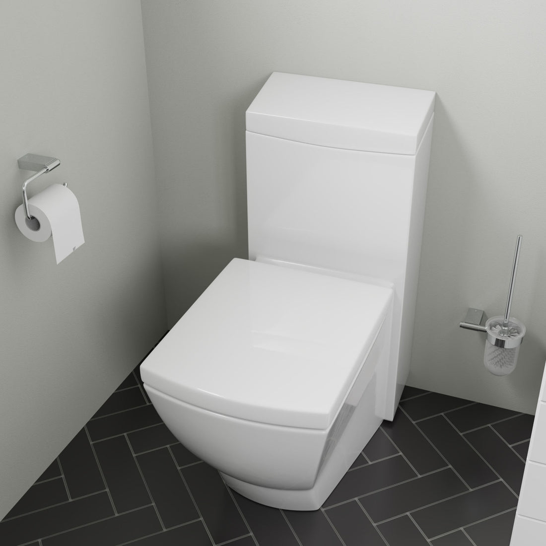 EAGO Porcelain, White, TB336 One Piece High-Efficiency Low Flush Ceram