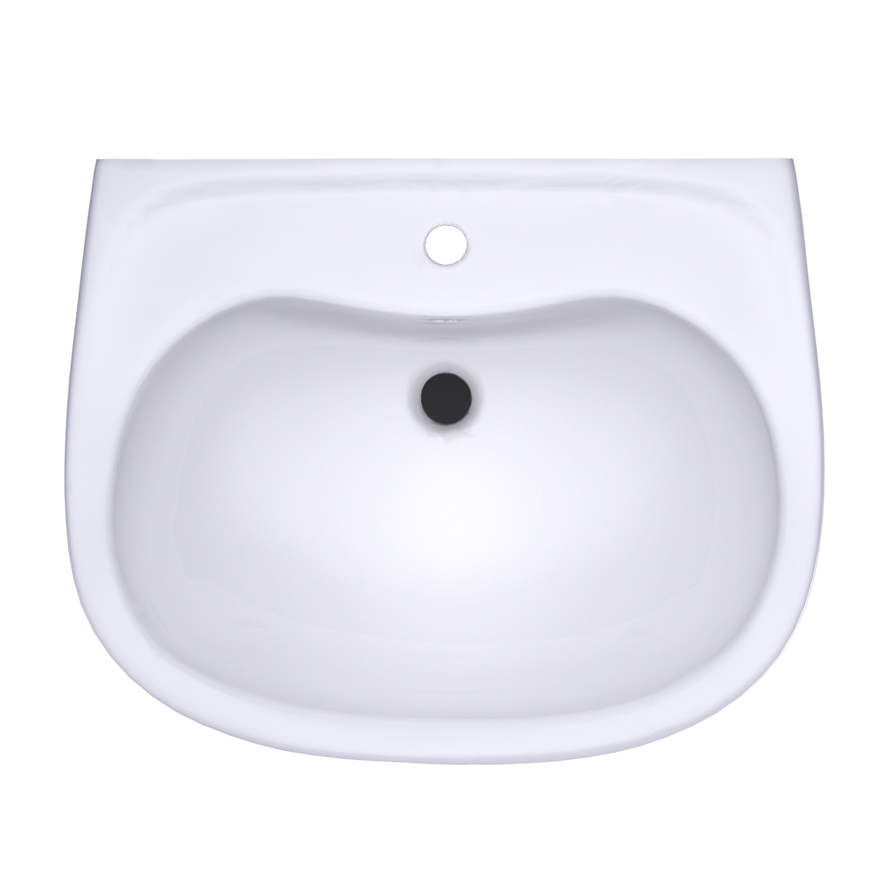 TOTO Prominence Oval Wall-Mount Bathroom Sink with CeFiONtect and Shro