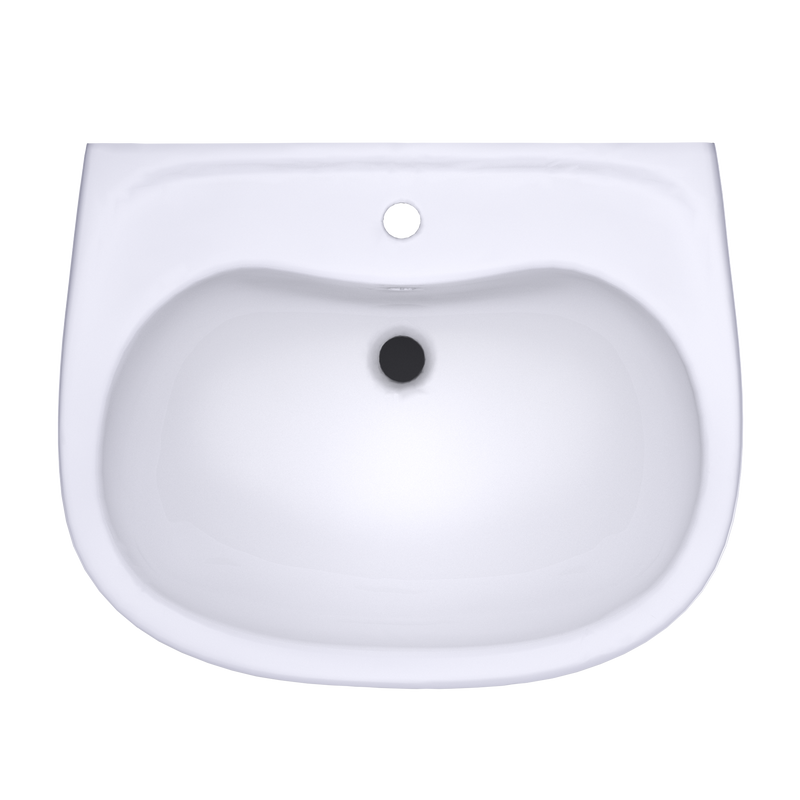 TOTO Prominence Oval Wall-Mount Bathroom Sink with CeFiONtect and Shro