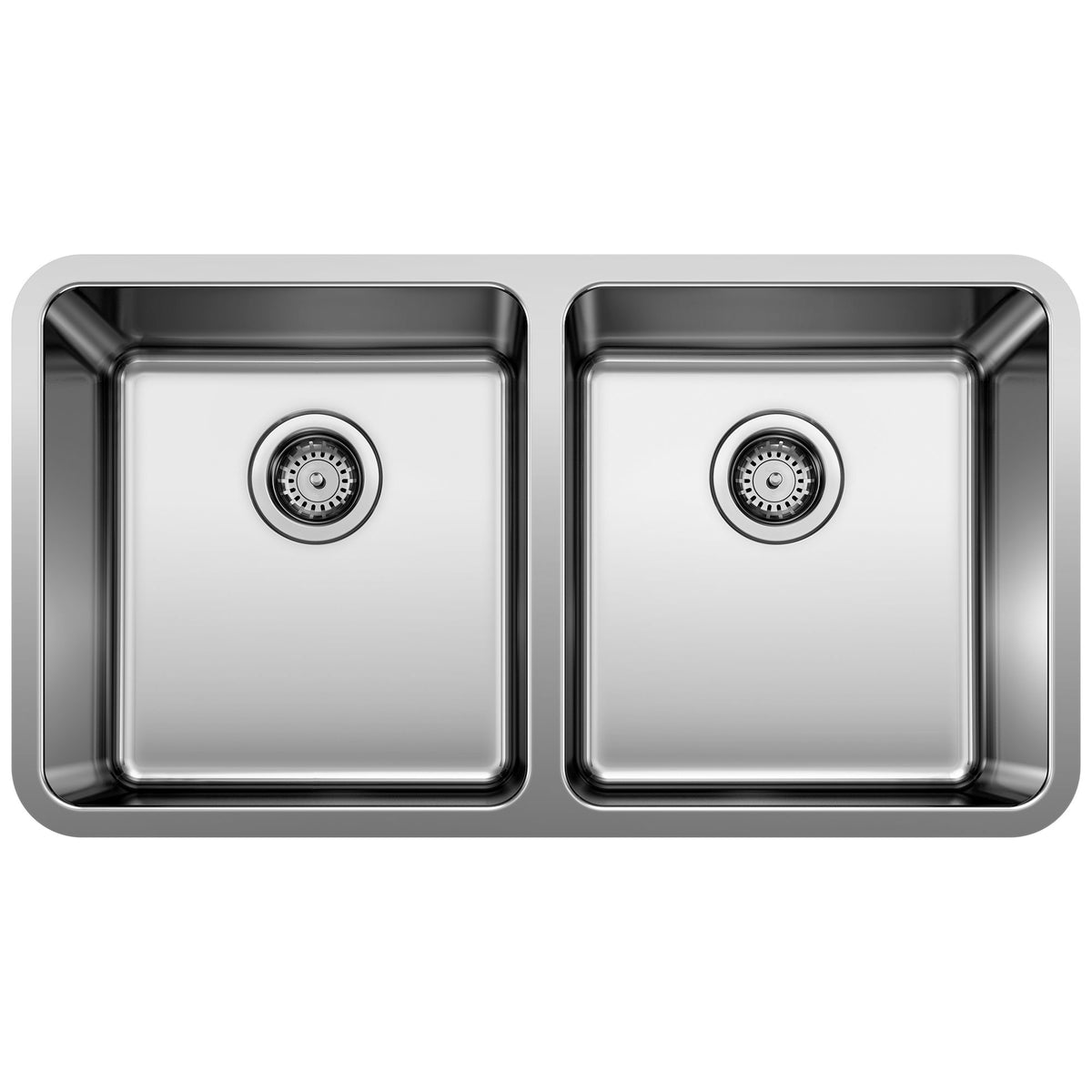 Blanco Formera 33" Undermount Stainless Steel Kitchen Sink, 50/50 Doub