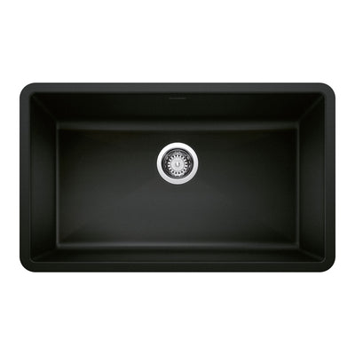 Blanco Precis 32" Undermount Granite Composite Kitchen Sink, Silgranit