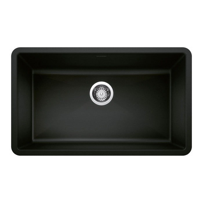 Blanco Precis 32" Undermount Granite Composite Kitchen Sink, Silgranit