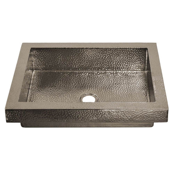 Native Trails Tatra 20" Rectangle Nickel Bathroom Sink, Polished Nicke